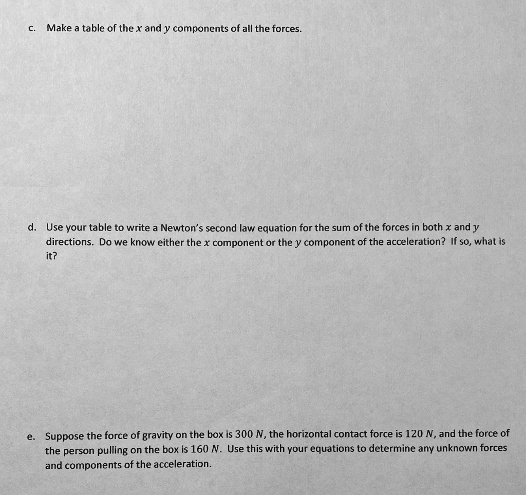 Solved 4. A person drags a 30 kg box across the floor by | Chegg.com