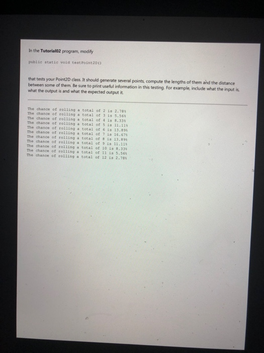 Solved l) In the Tutorial02 program, modify the static | Chegg.com
