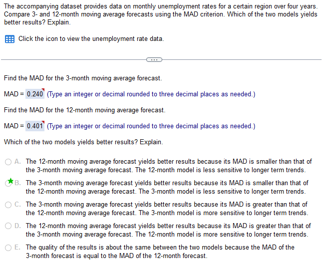 Solved Ignoring the old answer and use the new Table Data | Chegg.com
