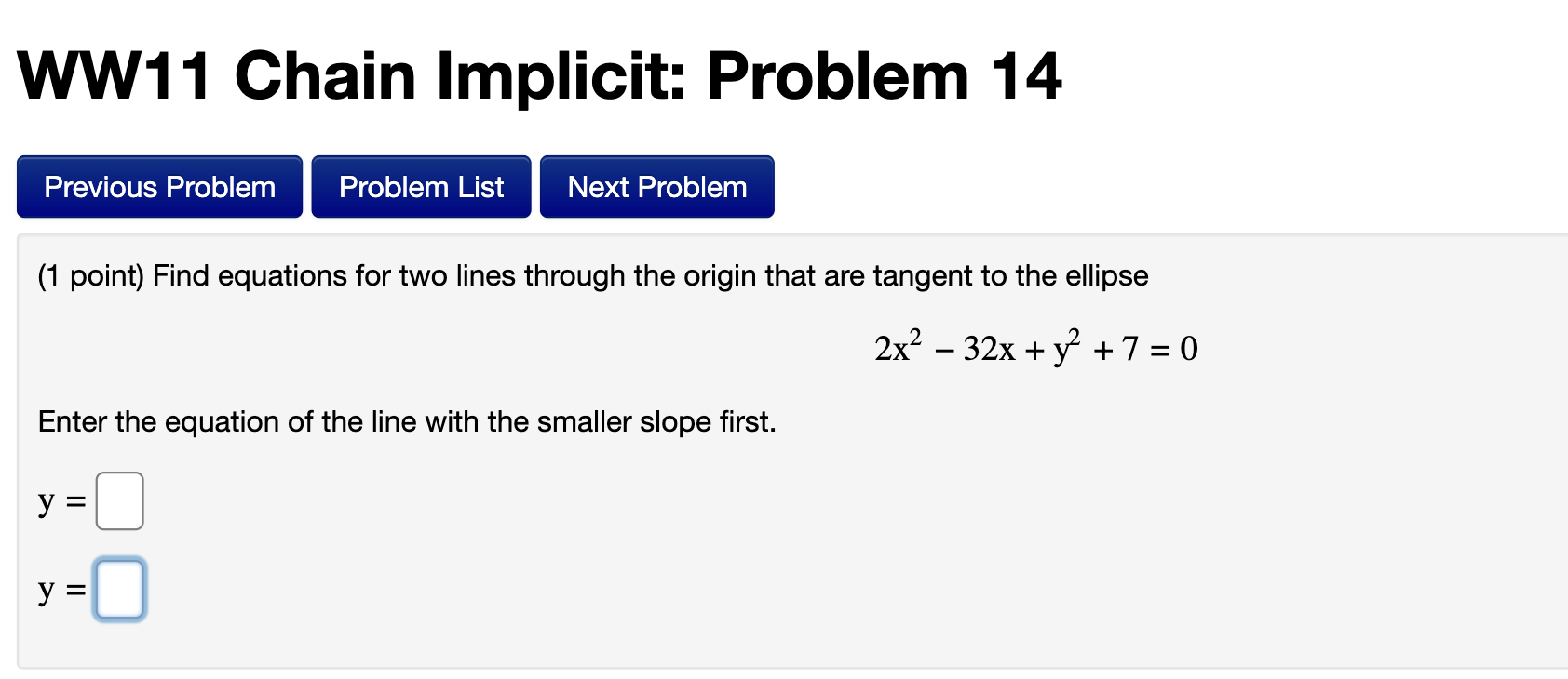 Solved Find equations for two lines through the origin that | Chegg.com
