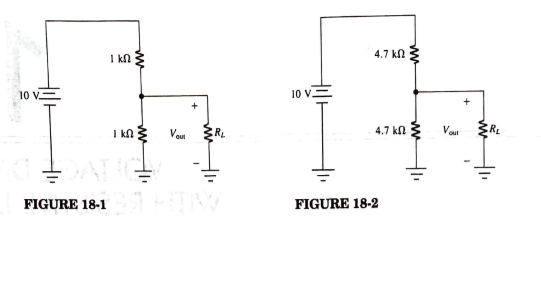 Solved Rl=100(kohm) A/ If a 10 (kohm) load were connected to | Chegg.com