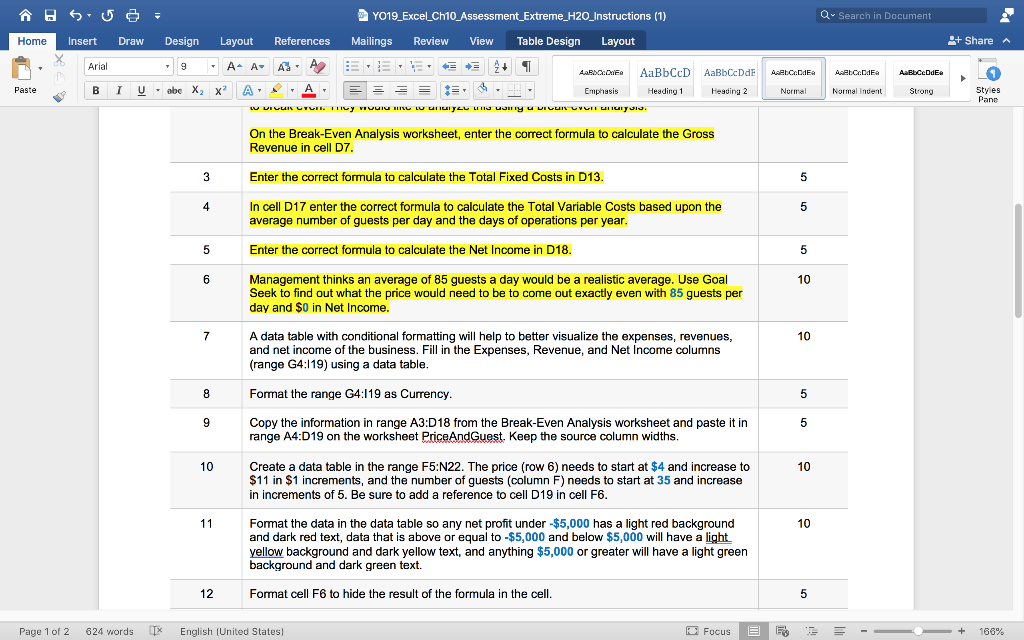 Solved Home Insert Draw Review View Developer + Share a | Chegg.com