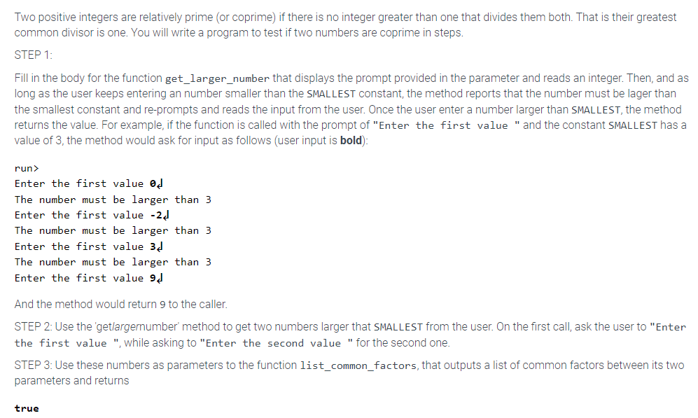 Solved Two positive integers are relatively prime (or | Chegg.com