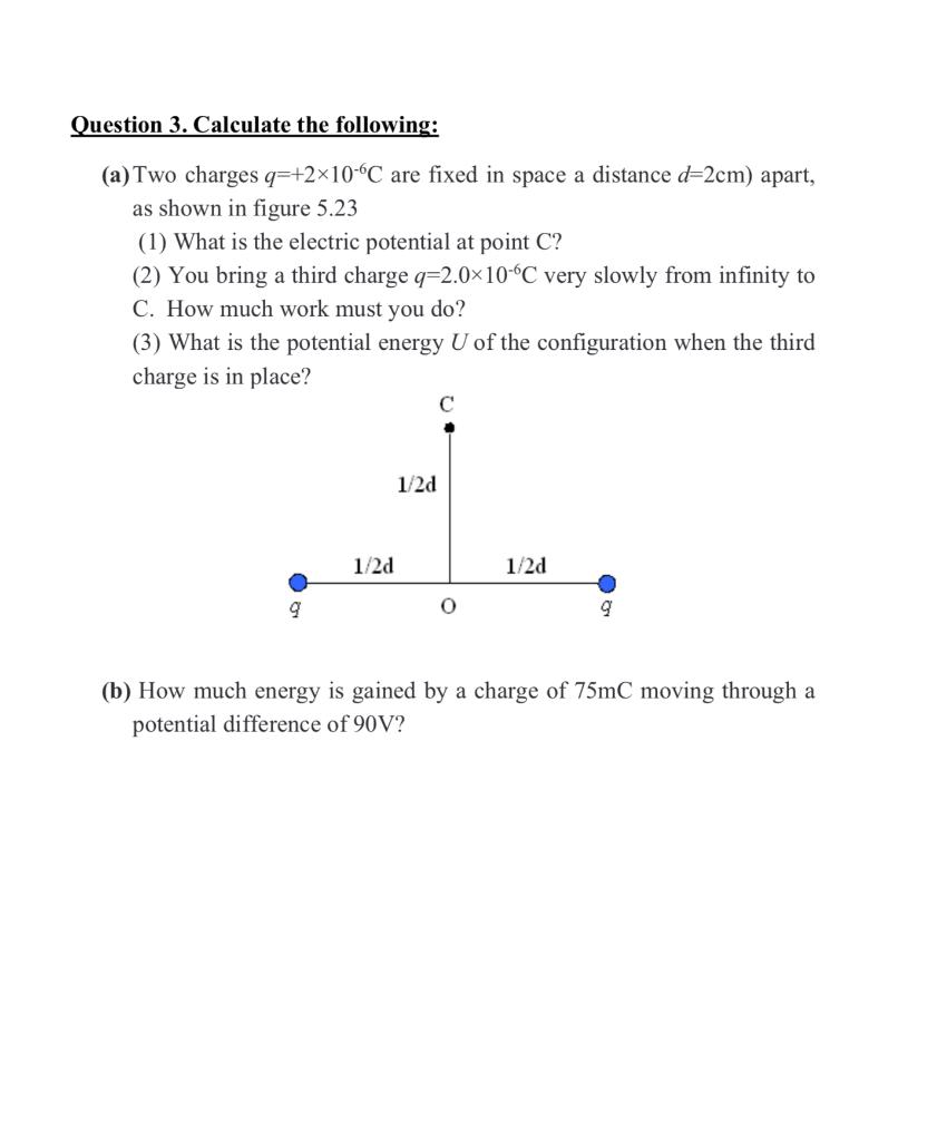 Solved Question 1: Answer the following: (a) Choose the | Chegg.com
