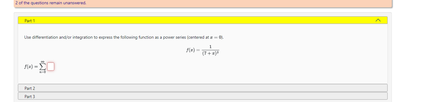 Solved Use differentiation and/or integration to express the | Chegg.com