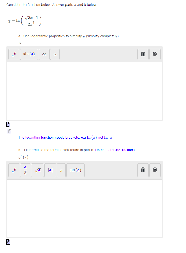 Solved Find dxdy for y=ln(tan(3x)) and evaluate it at x=5. | Chegg.com