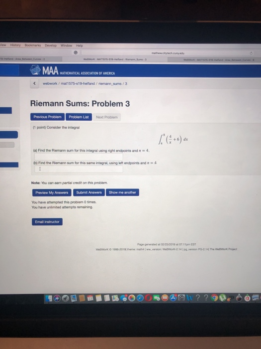 Solved MAA MATHEMATICAL ASSOCIATION OF AMERICA | Chegg.com