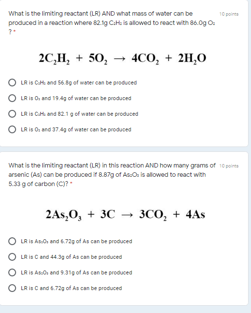Solved 10 points Calculate the theoretical yield of NaCl if | Chegg.com