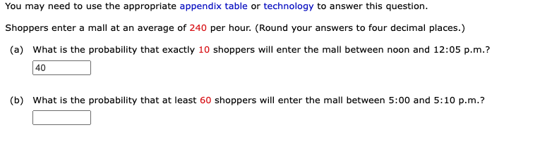 Solved You may need to use the appropriate appendix table or | Chegg.com