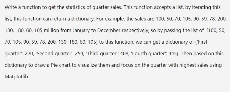 Solved Programming Language Python 3(Visualization | Chegg.com