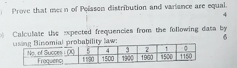 Solved Prove that mee n of Poisson distribution and variance | Chegg.com