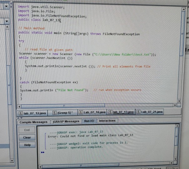 Solved import java.util.Scanner; import java.io.File import | Chegg.com