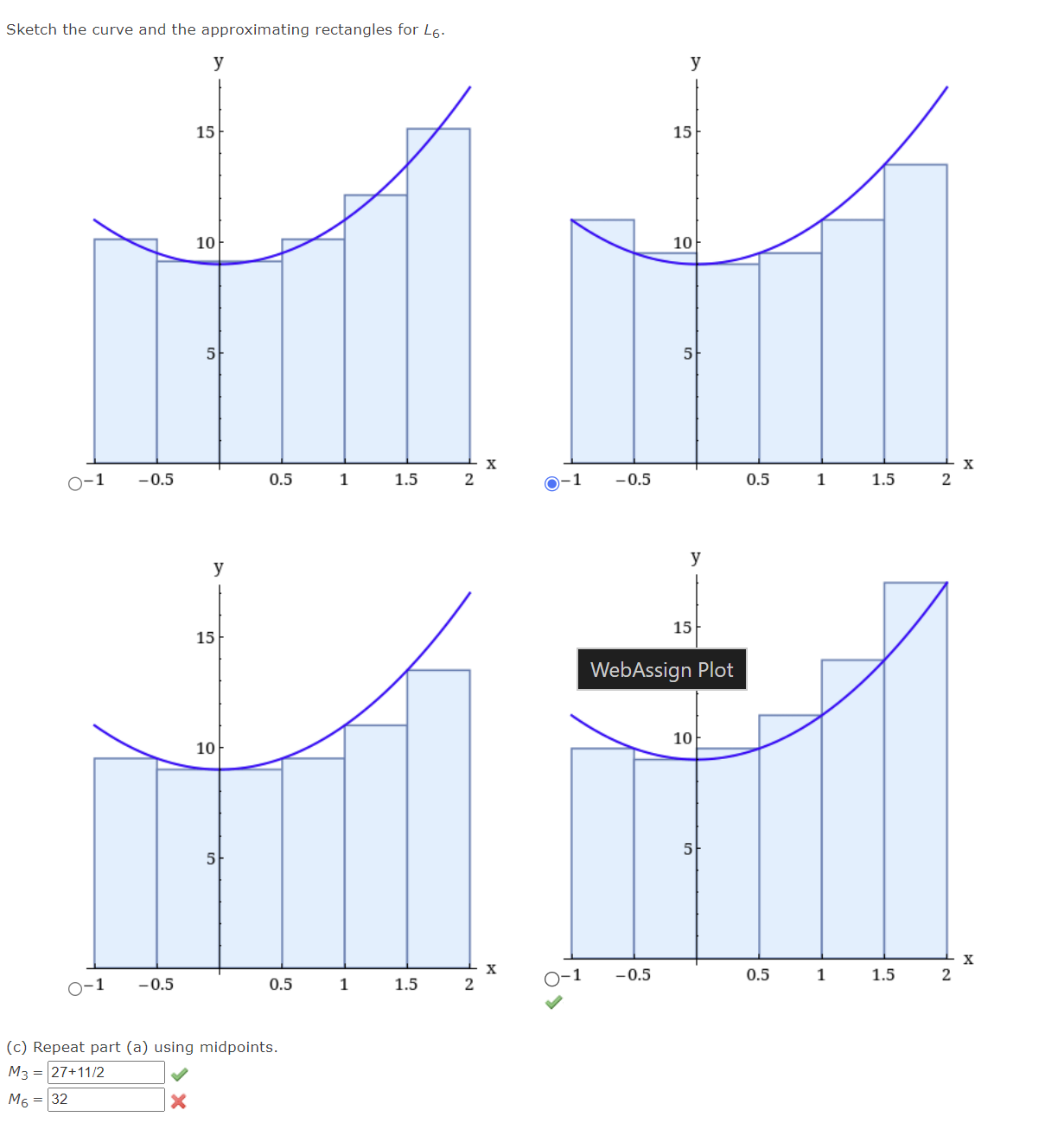 Solved Sketch the curve and the approximating rectangles for | Chegg.com