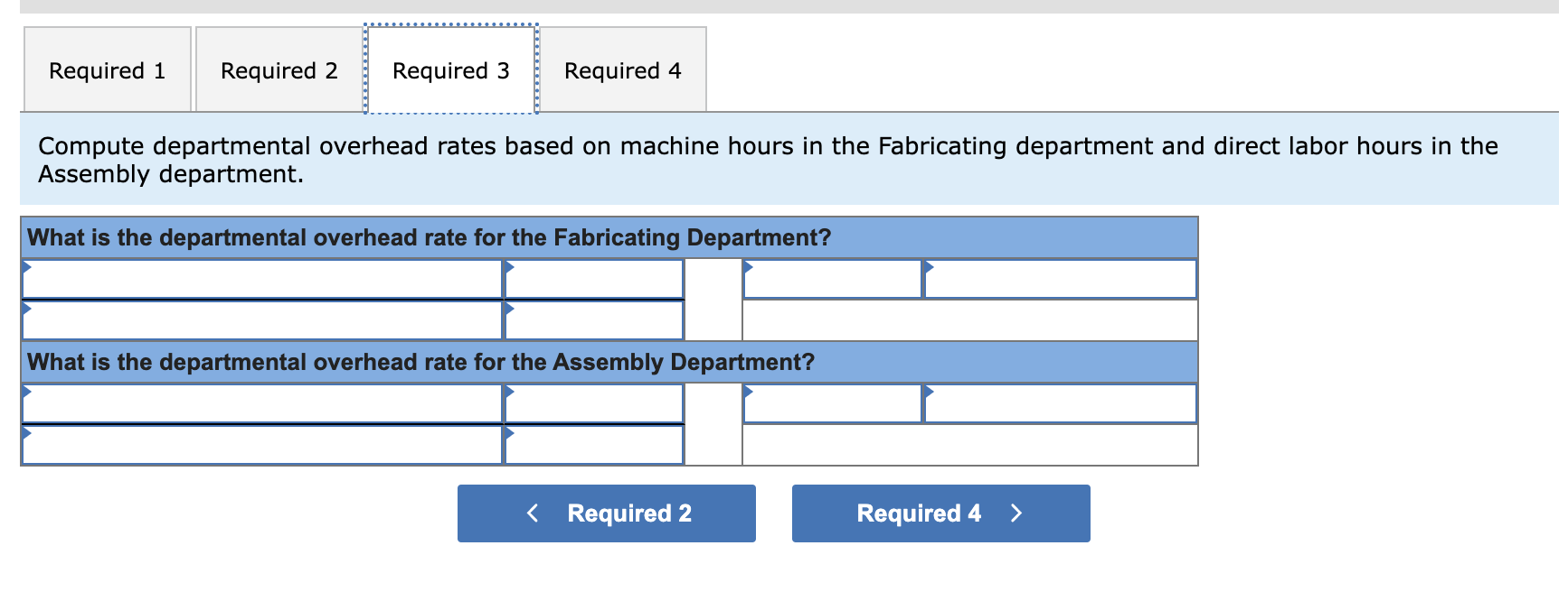 Solved Exercise 17-9 (Algo) Allocating overhead using | Chegg.com