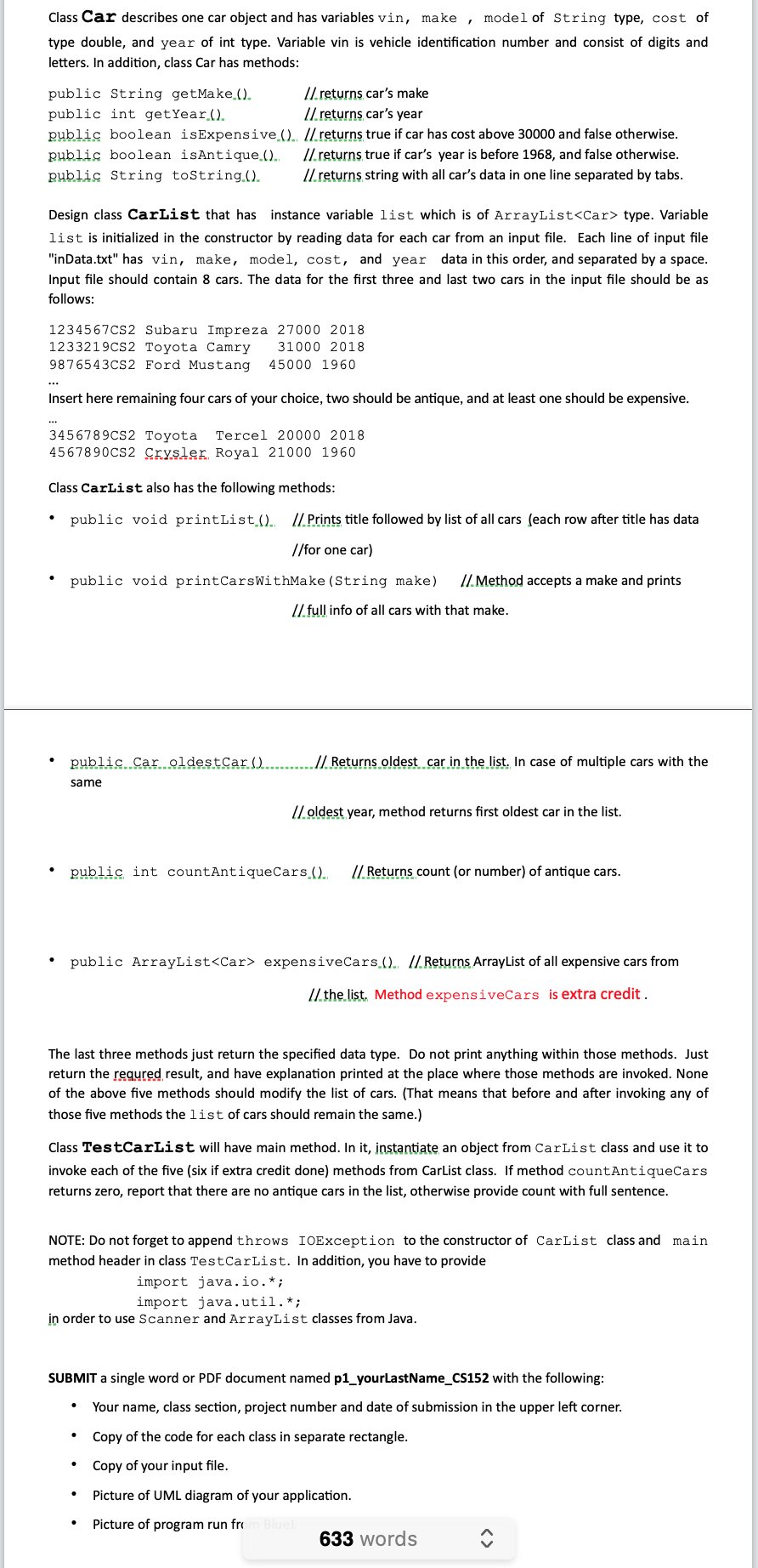 Solved Computer Science Project need help Stuck on the | Chegg.com