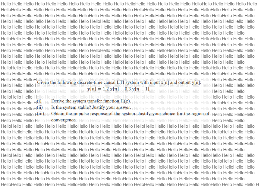 Solved Hello Hello Hello Hello Hello Hello Hello Hello Hello | Chegg.com