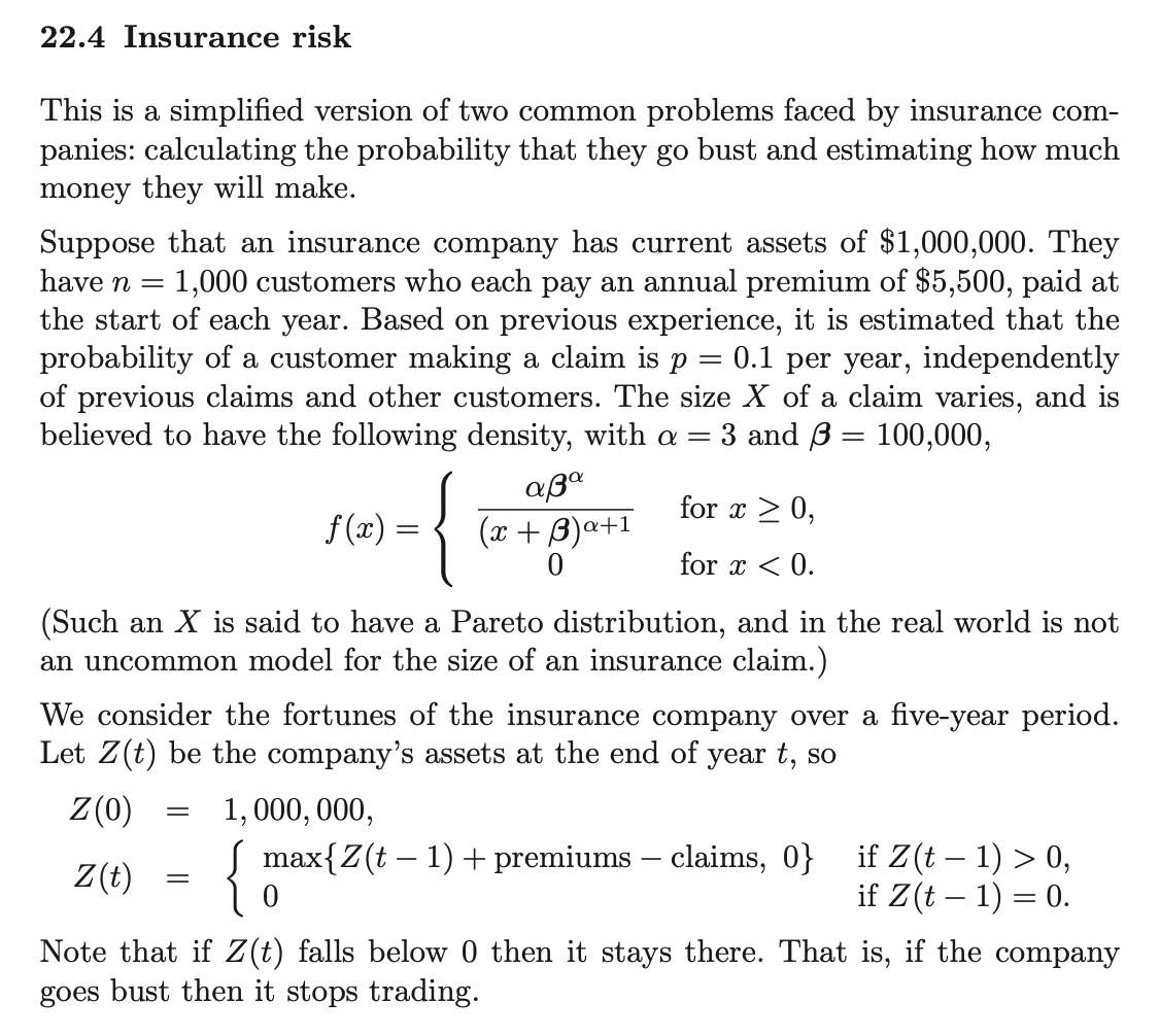 Write a function in R to simulate the assets of the | Chegg.com
