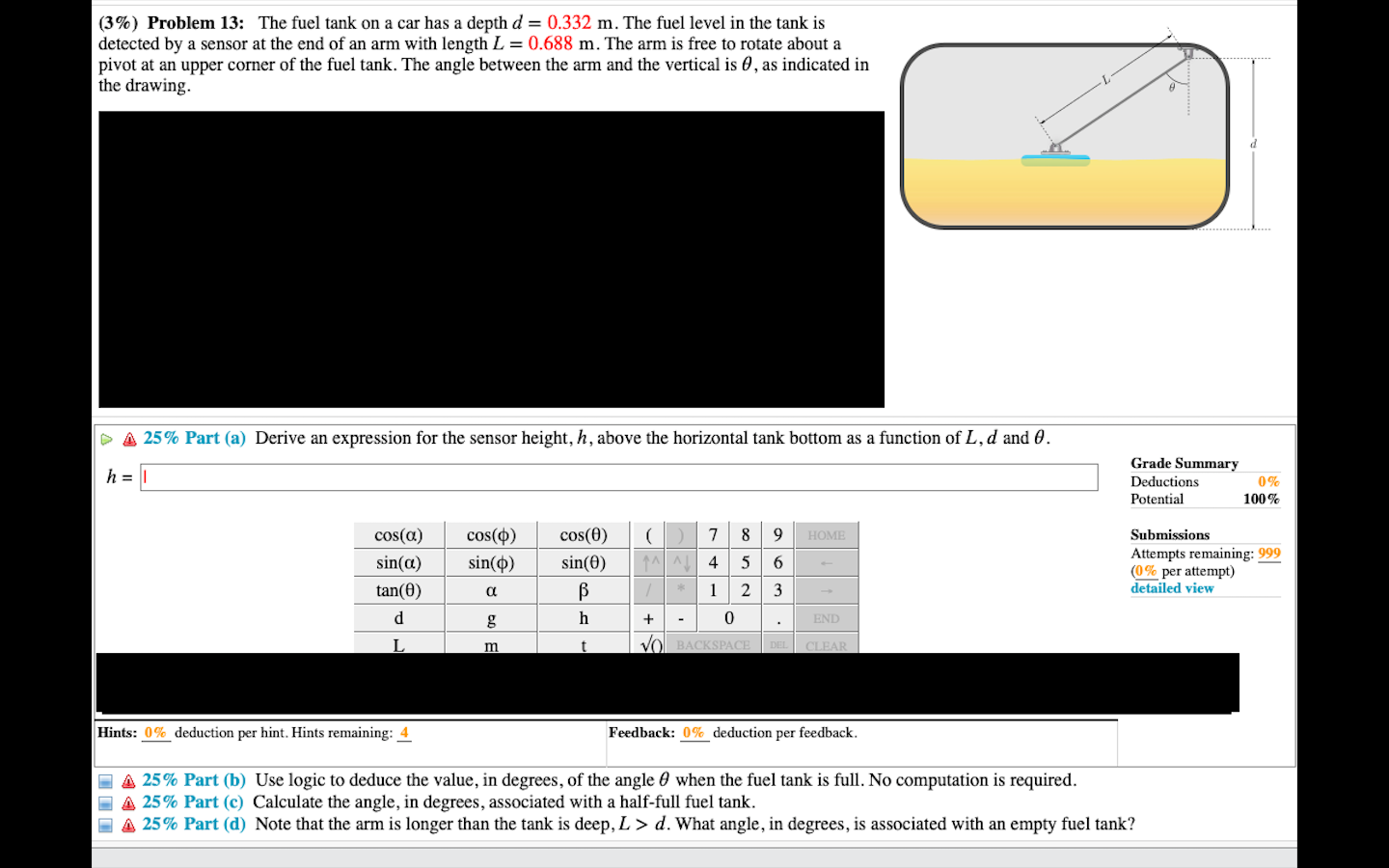 Solved Hello, I need help answering all parts of this | Chegg.com
