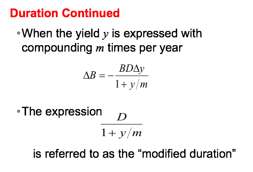 Solved Duration Duration of a bond that provides cash flow | Chegg.com