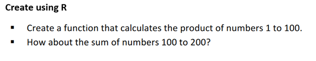 Solved Create using R Create a function that calculates the | Chegg.com
