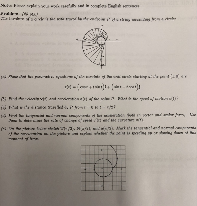 Solved Note: Please explain your work carefully and in | Chegg.com