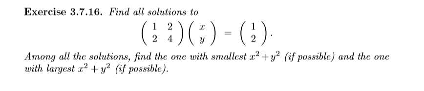 Solved Exercise 3.7.16. Find all solutions to (+3)( ) - ( ) | Chegg.com