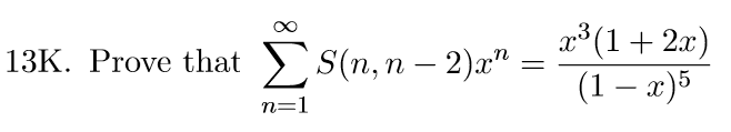 Solved 136. Prove that sen, n. 2) a = + 13K. Prove that n = | Chegg.com