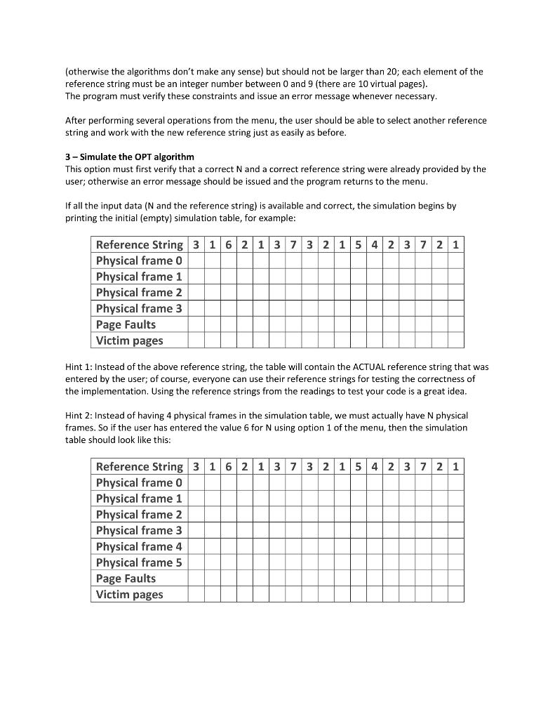 Solved Final Project Write a Java or C/C++ (the choice is | Chegg.com