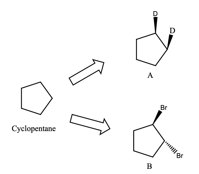 Solved Cyclopentane A B | Chegg.com
