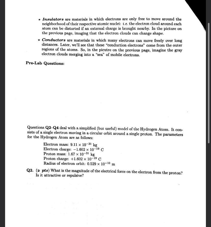 Solved 1/4 • Fundamental properties of electric charge: (a) | Chegg.com