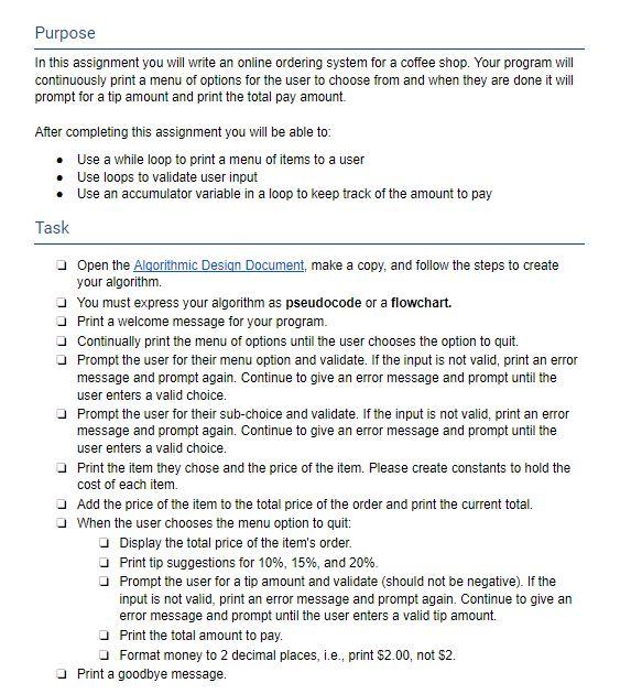 Solved c++ please! EXAMPLE CODE! Welcome to my Coffee | Chegg.com