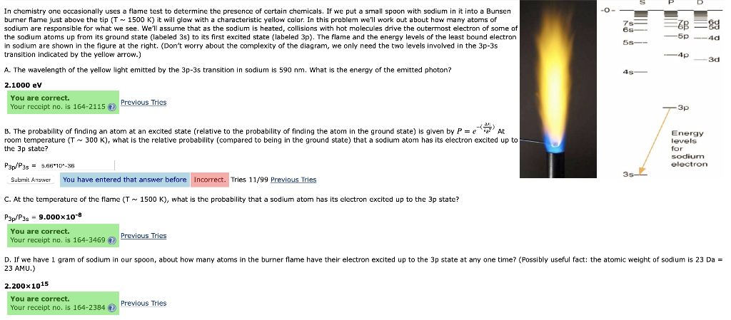 Solved -0 7s 65 ZB = gg In chemistry one occasionally uses a | Chegg.com