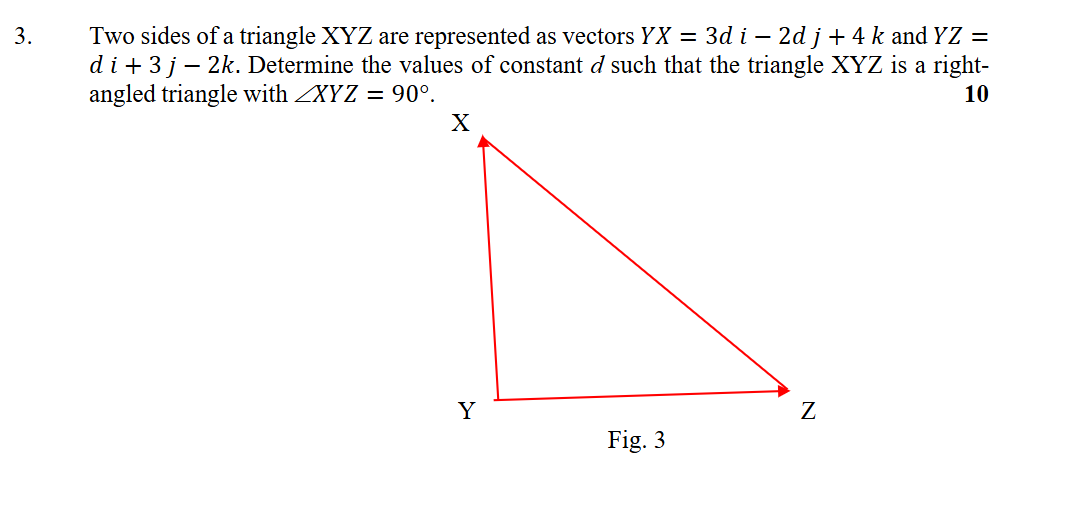 Solved Two sides of ﻿a triangle XYZ ﻿are represented as | Chegg.com