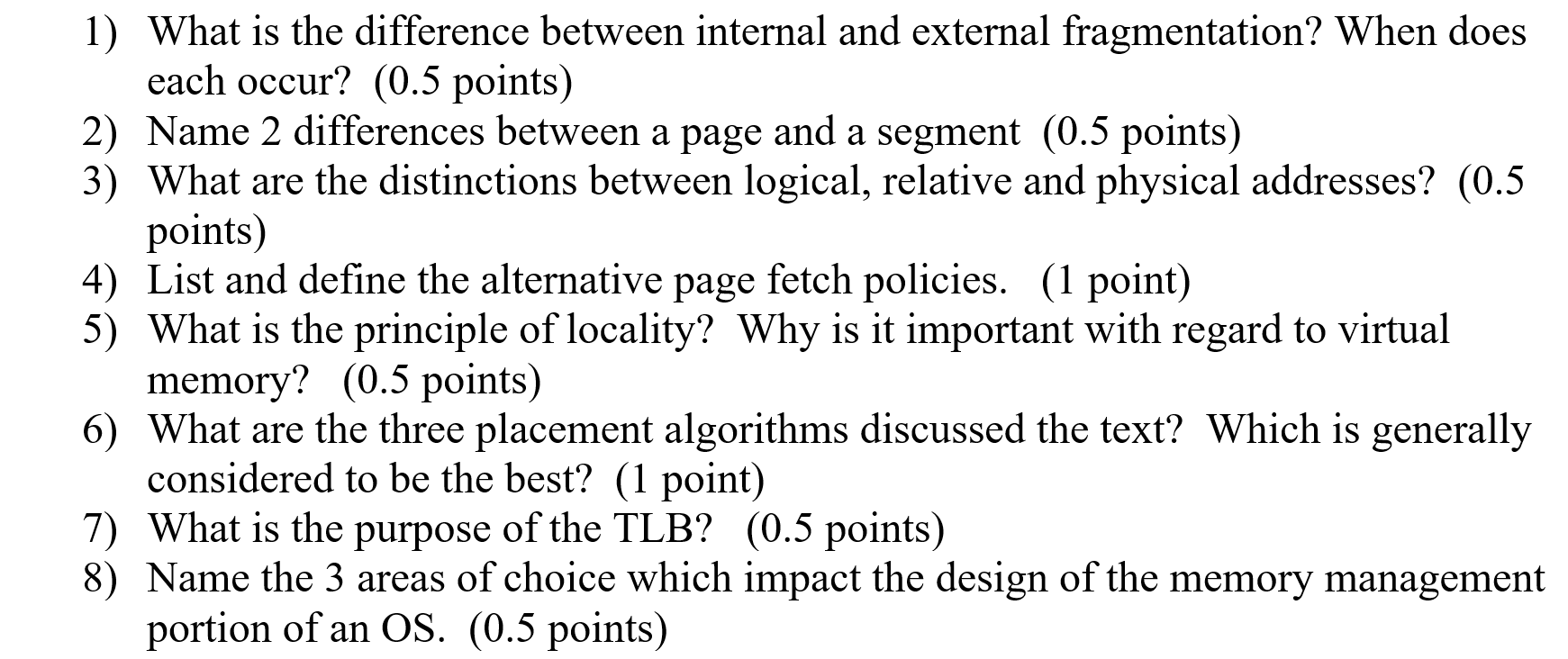Solved 1) What is the difference between internal and | Chegg.com