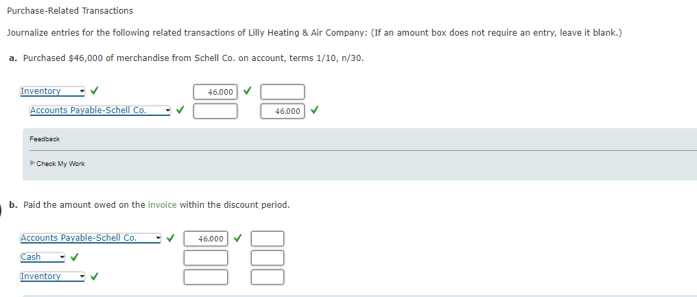 Solved Purchase-Related Transactions Journalize entries for | Chegg.com Solved Purchase-Related Transactions Journalize entries for | Chegg.com