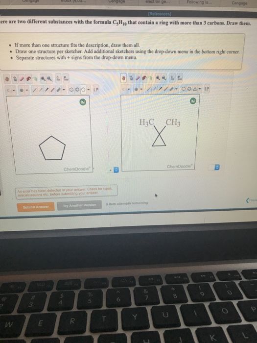Solved There are two different substances with the formula | Chegg.com