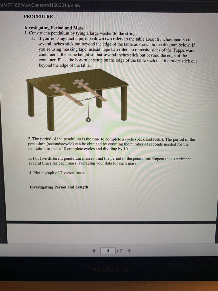 Solved INI A simple pendulum is defined to have a point | Chegg.com