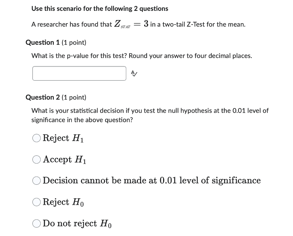 Solved Use this scenario for the following 2 questions A | Chegg.com