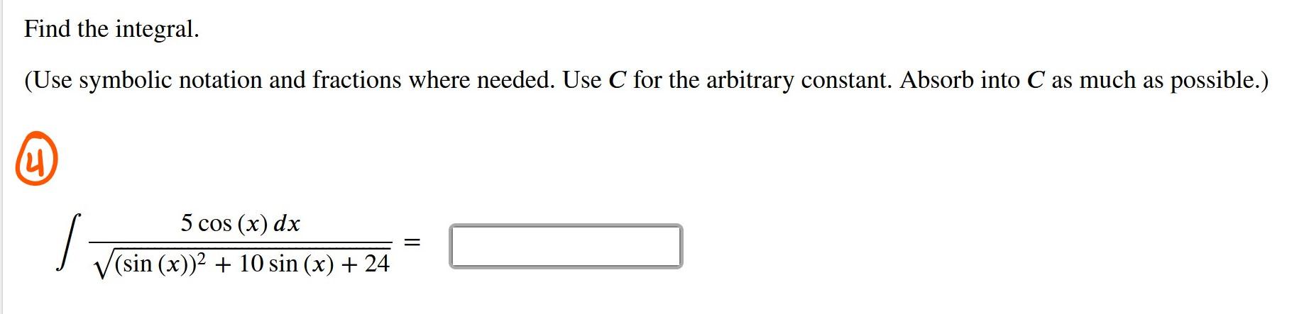 Solved Find the integral. (Express numbers in exact form. | Chegg.com