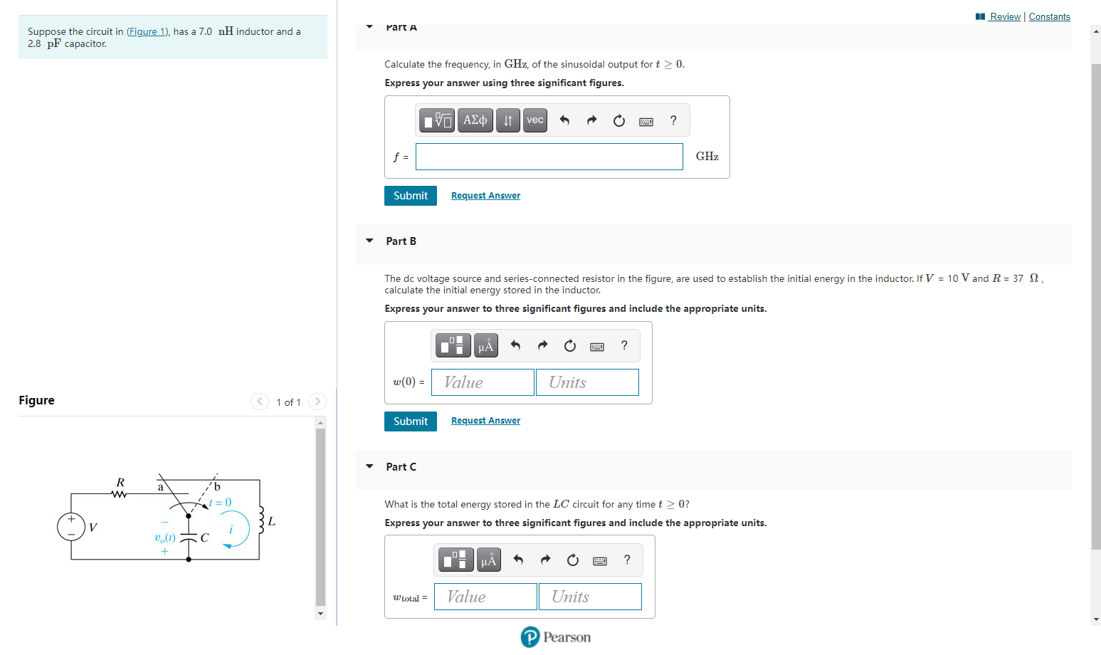 Solved Review Constants Part A Suppose the circuit in | Chegg.com