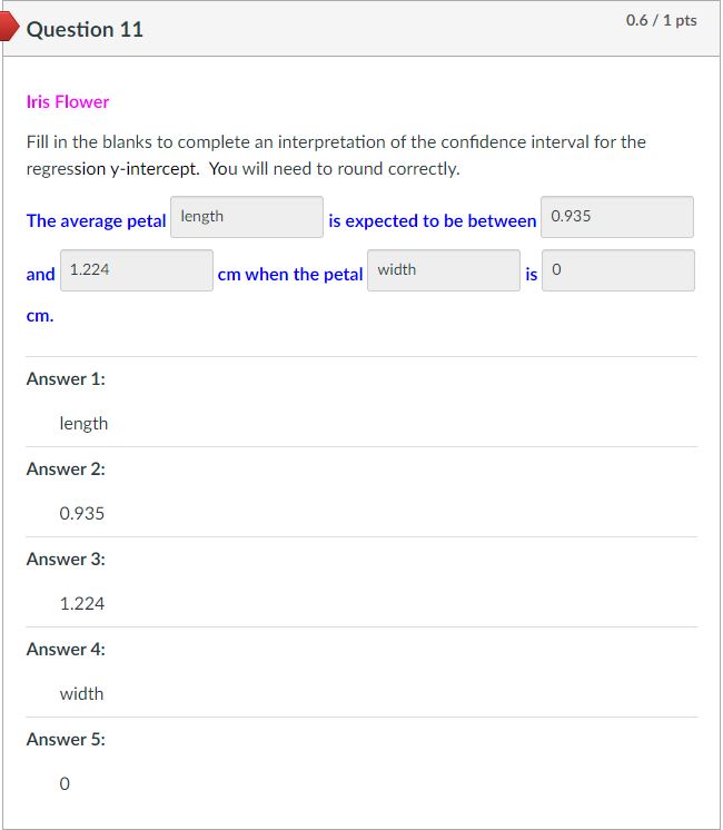 Solved The Iris Flower Data Set at consists of measurements | Chegg.com