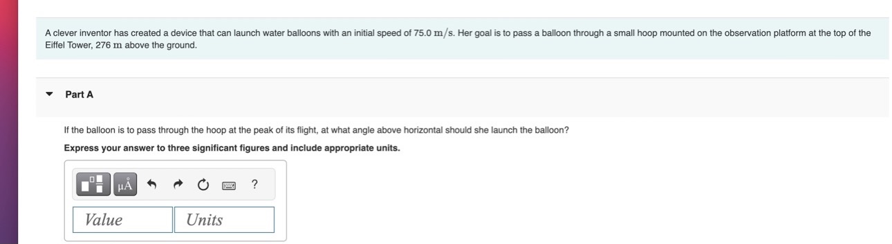 Solved Eiffel Tower, 276 m above the ground. Part A If the | Chegg.com