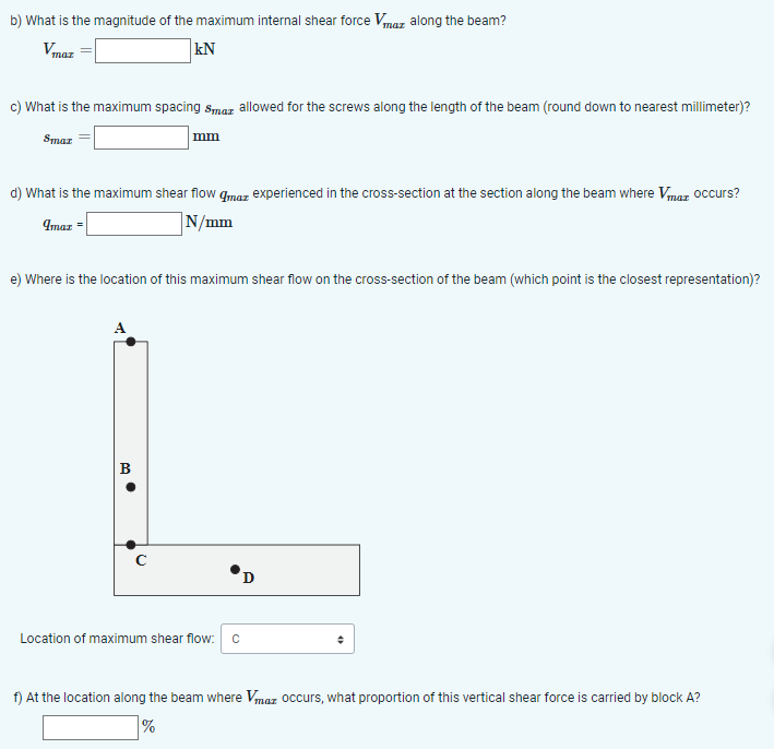 Solved A simply supported timber beam (pin support at one | Chegg.com