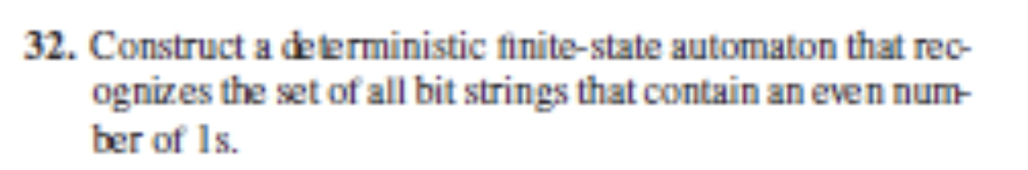 Solved 2. Construct a de terministic finite-state automaton | Chegg.com