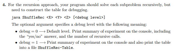 Solved Suppose we are given three strings of characters: | Chegg.com