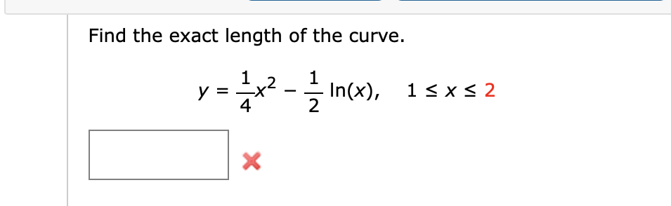 Solved Find the exact length of the curve. | Chegg.com