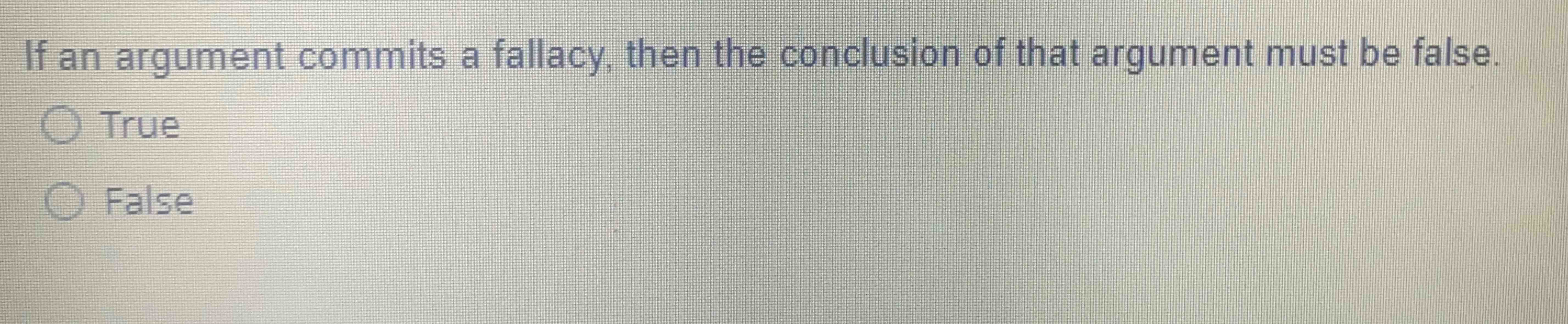 Solved If an argument commits a fallacy, then the conclusion | Chegg.com