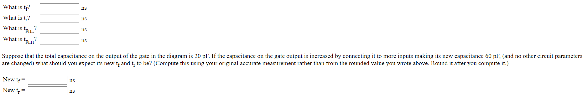12. Estimating device parametrics [60 points] | Chegg.com