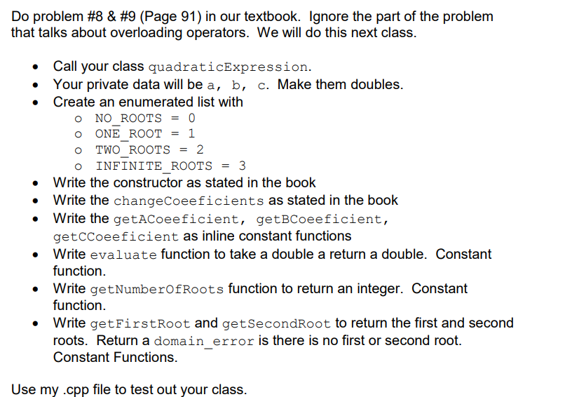 Solved Do problem \#8 \& \#9 (Page 91) in our textbook. | Chegg.com