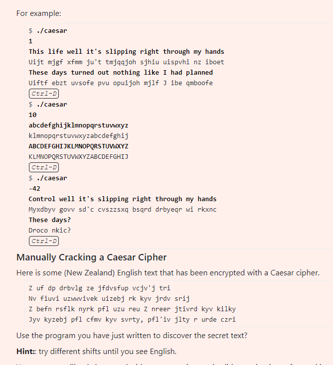 Solved Encrypting Text With A Caesar Cipher Write A C 